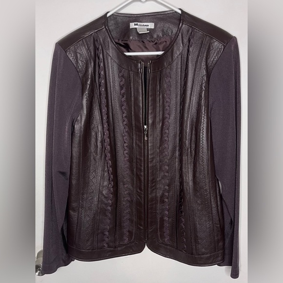 Nygard Collection | Jackets & Coats | Nygard Collection Brown Leather ...